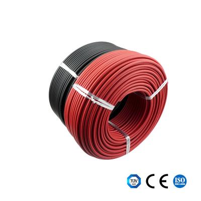 China Tinned Copper UV Resistant Solar Panel PV Cable For MPPT Controller 12AWG for sale