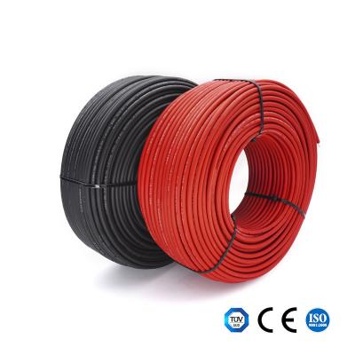 China H1z2z2-K TUV 4mm2 XLPO Solar Power Cable Wires AC1000V DC 1500V for sale