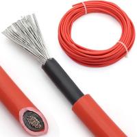 China 1KV Photovoltaic Cable 6mm2 Solar Power Wire Tuv For Pv Panels Connection Red Black for sale