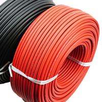 China TUV Certified 6mm² Solar Cable with 70A Current Capacity and Oil Resistance for Photovoltaic Systems for sale