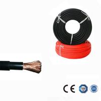 China Ultraviolet Resistant Solar PV Cable 4mm2 XLPE Double Insulation Black / Red for sale