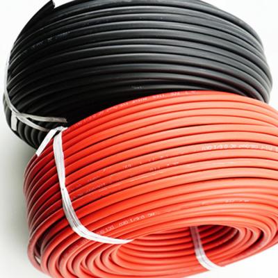 China 0.8mm Thickness Solar Photovoltaic Cable 16mm2 Sunlight Resistant Solar DC Cable for sale