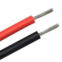 China DC Rated Black Red 6mm² 1500V Double Insulated Solar Pv Cable for sale