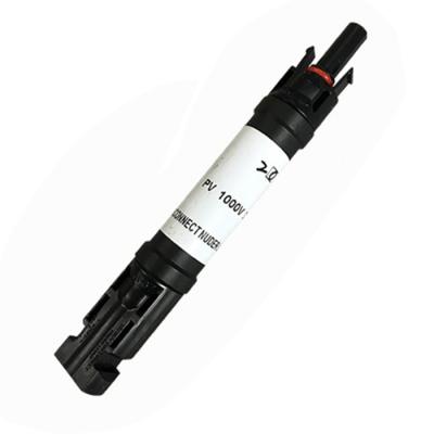 China PPO Black Solar Fuse Connector 10-20A DC1000V IP67 Waterproof with 20-Year Service Life for sale