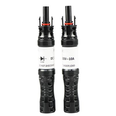 China 1500V 15A Torch Diode Connector Male Female IP67 UL94-V0 for Solar Panel Applications for sale