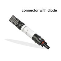 China PPO Solar Diode Connector 10-30A DC1000V IP67 Black with 4.0mm Pin and 20-Year Service Life for sale