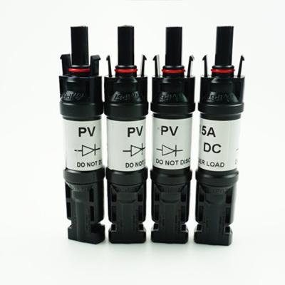 China 15A IP67 Solar Diode Connector with DC1000V Rating, UV Resistant for 2.5-6mm PV Cable for sale
