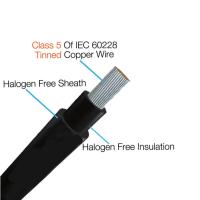 China 1 Core DC Solar Cable 76mm² Tinned Copper 6500V Test Voltage for sale