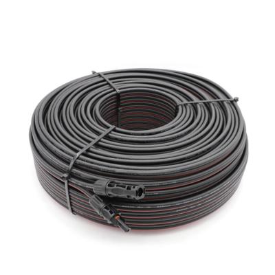 China 2x4mm2 Twin Core Solar Cable XLPE Sheath 100m Roll for sale