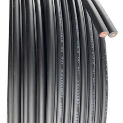 China 4mm Twin Core Solar Cable 12AWG XLPO Sheath 100m Roll - 55A Current Capacity 12.5mm Diameter EN50618 Certified for sale