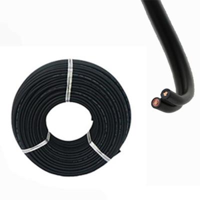 China 2x10mm2 Twin Core Solar Cable 1800V DC Tinned Copper 25 Years for sale