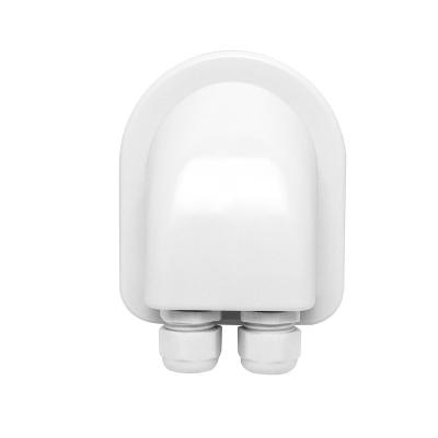 China Waterproof IP68 ABS Solar Double Cable Entry Gland Box for 6mm-12mm Cables and 14AWG-10AWG Wires | 5.12