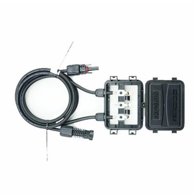 China TUV Certified 1000VDC IP67 Solar PV Junction Box with 2 Diodes for Outdoor Use - 10A Current Rating for sale