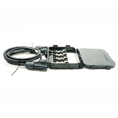China IP67 PV Solar Junction Box 1000VDC 13A Current with 6 Diodes TUV UL Certified for Solar Energy Systems for sale
