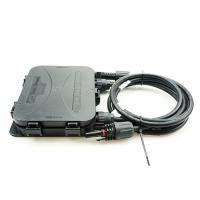 China Black PV Junction Box IP67 1000V DC 13A for 200W-300W Solar Panels with 6 Diodes for sale