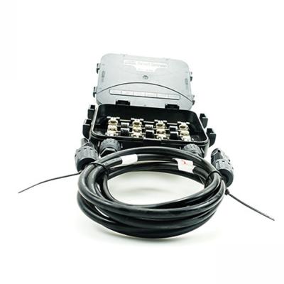 China TUV 1000VDC IP67 Solar Junction Box with 13A Current and 125×130×23mm Dimensions for sale