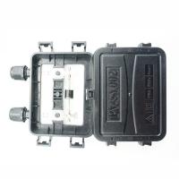 China IP67 Waterproof 1000VDC 10A Solar PV Junction Box with UV Resistant Cover and Lightning Protection for sale