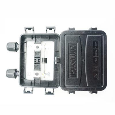 China IP67 Waterproof 1000VDC 10A Solar PV Junction Box with UV Resistant Cover and Lightning Protection for sale