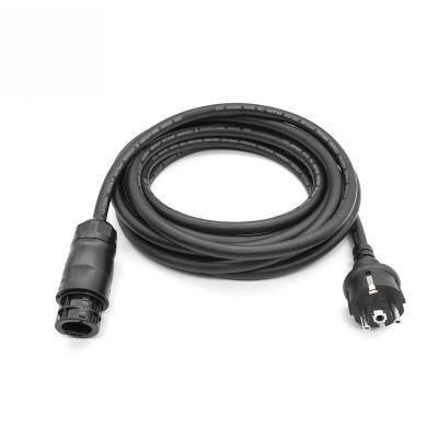 China 3x1.5mm² AC230V 500V/700V Rated Voltage Solar Power Cable for Micro Inverter AC Connection for sale