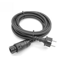 China IP68 Solar Power Cable with 25A Rating and 100% Copper Wire for Micro Inverter AC Connection for sale