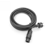 China 10m IP68 Solar Power Cable with 25A Rated Current for Micro Inverter AC Extension for sale