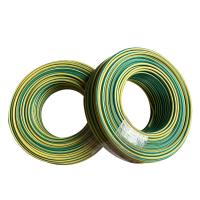 China 12 AWG 4mm² Green Yellow Copper Grounding Wire 100m Roll for Solar Panel and Automotive Applications for sale