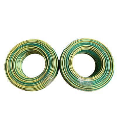 China PVC Insulation Fire Resistance 450/750V Rated Voltage 4mm2 Building Wire and Cable with 100m/roll Packing for sale