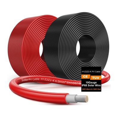China Durable and UV Resistant DC Solar Cable with 1500V Rated Voltage for Reliable Solar Energy Transmission for sale