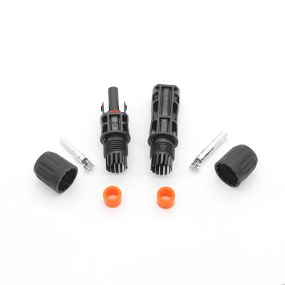 China Panel Mount Solar Panel Connectors with Tinned Plated Finish and Male/Female Configuration for Secure Connections for sale