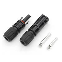 China 1500V DC 600V Solar Panel Connectors with UL94V-O Flame Class and -40°C To +105°C Operating Range for sale