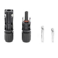 China 1500V IP67 Solar Panel Connectors with 14-10 AWG Wire Gauge for Reliable Solar PV Systems for sale