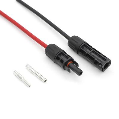 China Solar Panel Connectors with 14-10 AWG PPO Material and Black Color for Heavy Duty Applications for sale