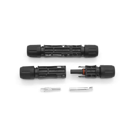 China Screw-On IP67 Solar Panel Connectors with PPO Material and Panel Mount for Secure 14-10 AWG Wiring for sale