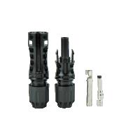 China Safe Class 2 Solar Panel Connector with Tinned Copper Terminal and PPO Material for Reliable Solar System Connection for sale