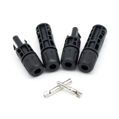 China Solar Cable Connector with Copper Tin Plated Contacts IP67 Dustproof and Quick Installation for Solar Energy Systems for sale
