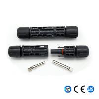 China 1500V DC IP67 Copper Tin Plated Solar Panel Connectors for Solar Energy System with Dustproof Design for sale