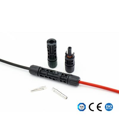 China TUV Approved Solar Cable Connector with Copper Tin Plated Contacts for Quick Installation and Stable Connection for sale