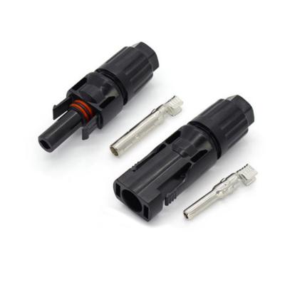 China TUV Approved Solar PV Power Connector with Silver Plated Copper Contacts for Quick Installation for sale