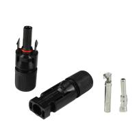 China Dustproof Copper Silver Plated High Current Solar Panel Connectors and PV Connectors for sale