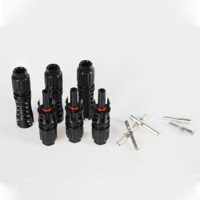China UV Resistance PPO Material Auto-lock Solar PV Connectors for Solar Panel Systems for sale