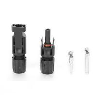 China DC 1000V Solar Panel Connectors with Panel Mount Screw-On Design for Extreme Temperatures -40°C To +105°C for sale