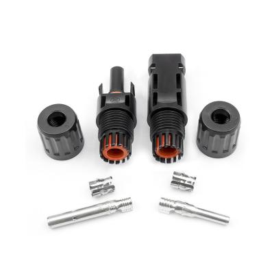 China Screw-On Solar Panel Connectors with 14-10 AWG Wire Gauge and Operating Temperature -40°C To +105°C for sale
