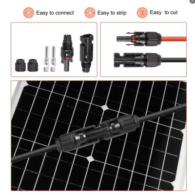 China Solar PV Cable with 0.7mm Insulation Thickness 25 Years Application Life and 1500V Rated Voltage for Optimal Energy Production for sale