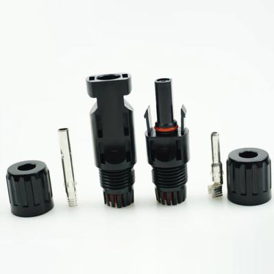 China 1000VDC UL94-V0 Lower Contact Resistance Solar PV Connector and Solar Panel Connector for sale