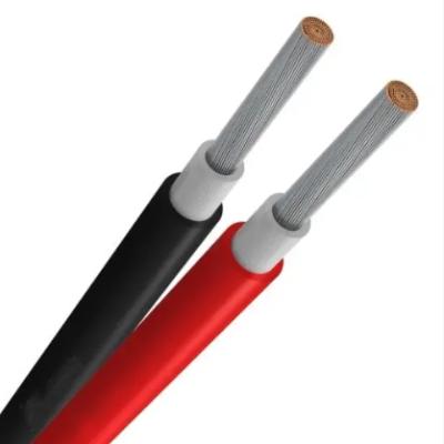 China 1500VDC Rated Voltage DC Solar Cable with 6mm² Cross-Sectional Area and 84/0.285mm Structure for Photovoltaic Systems for sale