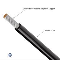 China Solar PV Cable with 56 Strands Conductor Weather Resistant and Black or Red Color for Hybrid Solar Systems for sale