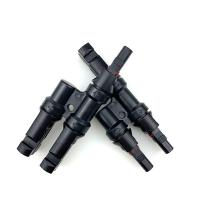 China IP67 Rated Copper Solar Branch Connector with 6000V Test Voltage and Wide Temperature Range for Power Stations for sale