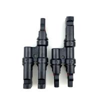 China IP67 Waterproof Solar Branch Connector with Copper Contact and Resistance Less Than 0.5 M Ohm for 6000V Test Voltage for sale