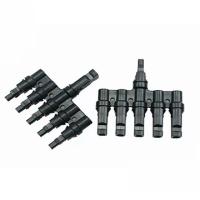 China PPO Solar T Branch Connector 1000V 30A IP67 Waterproof for Panel Systems with 4000W Rating for sale