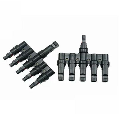 China PPO Solar T Branch Connector 1000V 30A IP67 Waterproof for Panel Systems with 4000W Rating for sale